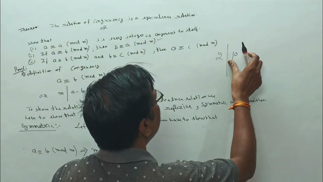 @# NUMBER THEORY |@CONGRUENCE & IT'S THEOREM IN HINDI | LEC-31 | B. A ... @# NUMBER THEORY |@CONGRUENCE & IT'S THEOREM IN HINDI | LEC-31 | B. A ...