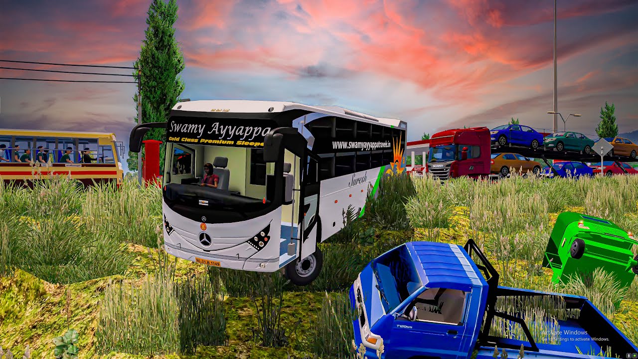 Bus Driver Lose Control | Bus Accident - EURO TRUCK SIMULATOR IN TAMIL ...