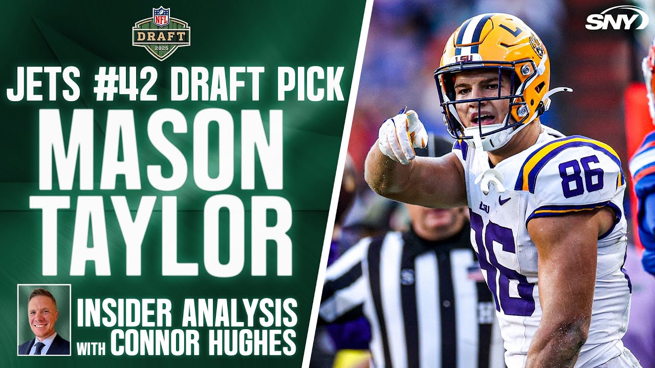 Jets spend high second round pick on LSU TE Mason Taylor in NFL Draft ...