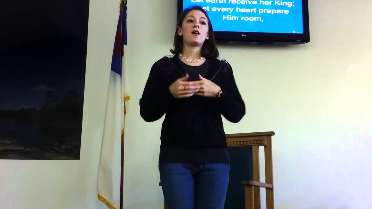 Joy to the World - Sign Language - YouTube