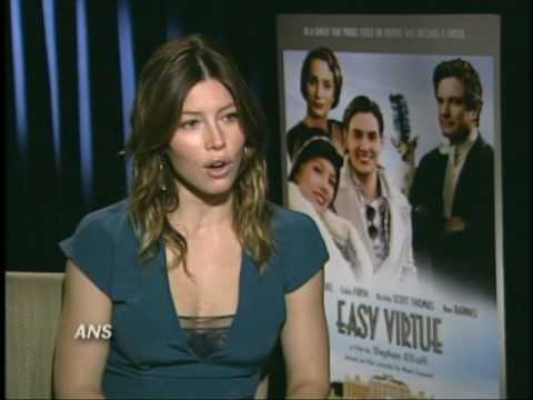 JESSICA BIEL EASY VIRTUE ANS INTERVIEW - YouTube