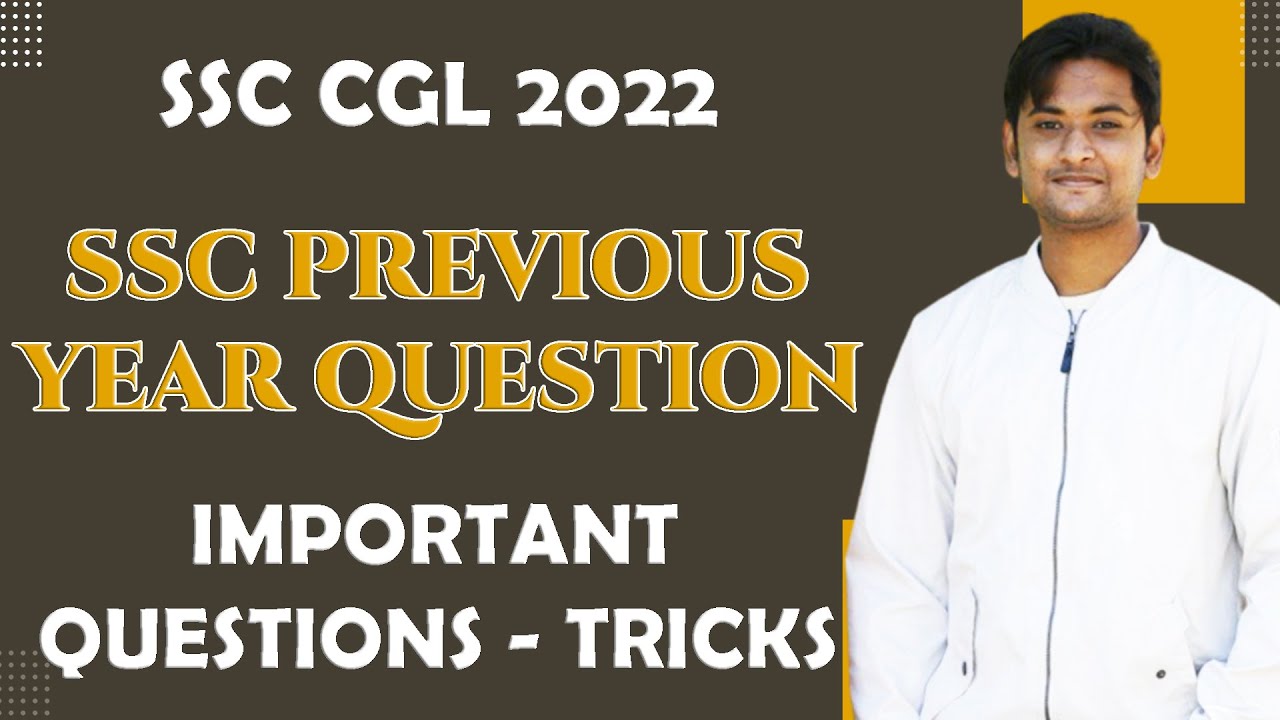 SSC CGL 2022 | SSC Important questions | SSC previous year question ...