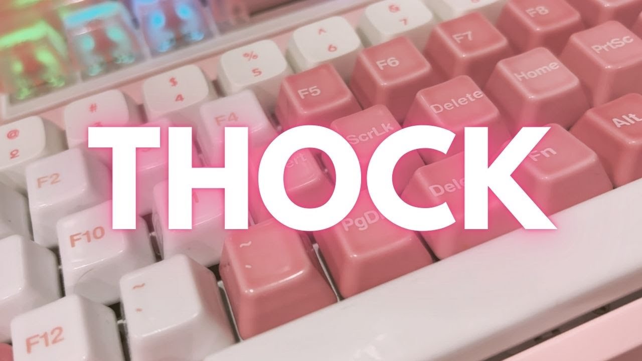yes, but does your keyboard thock like this - YouTube