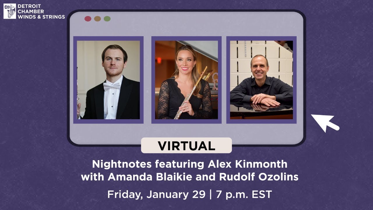 Virtual Nightnotes featuring Alex Kinmonth with Amanda Blaikie and ...