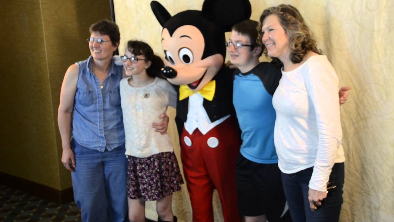 Joseph Family with Mickey - YouTube