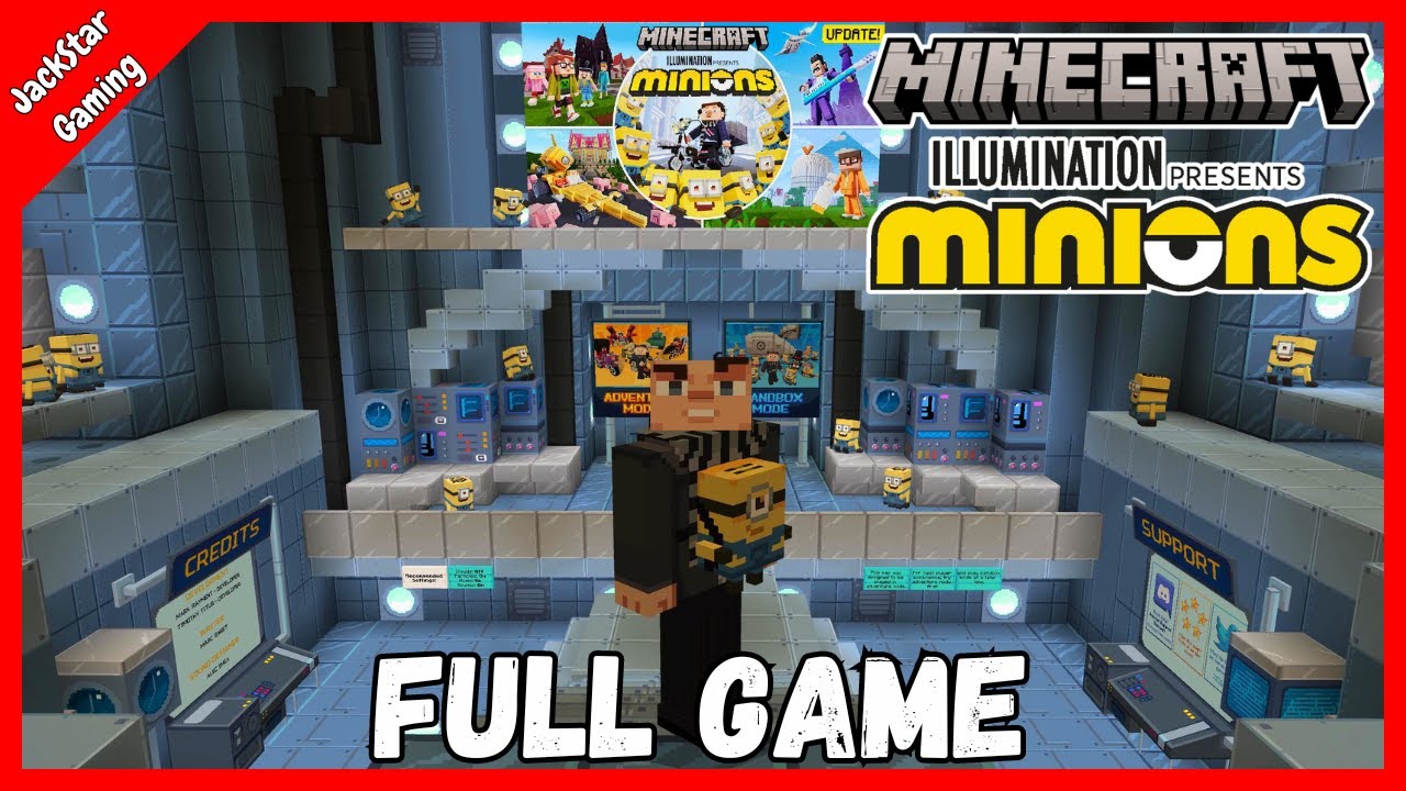 (TP) Minions - FULL GAME Walkthrough Minecraft DLC (Despicable Me ...