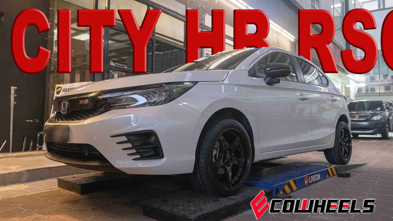 Review Honda City Hatchback RS 17 Inch Sport rims | Ecowheels Kota ...