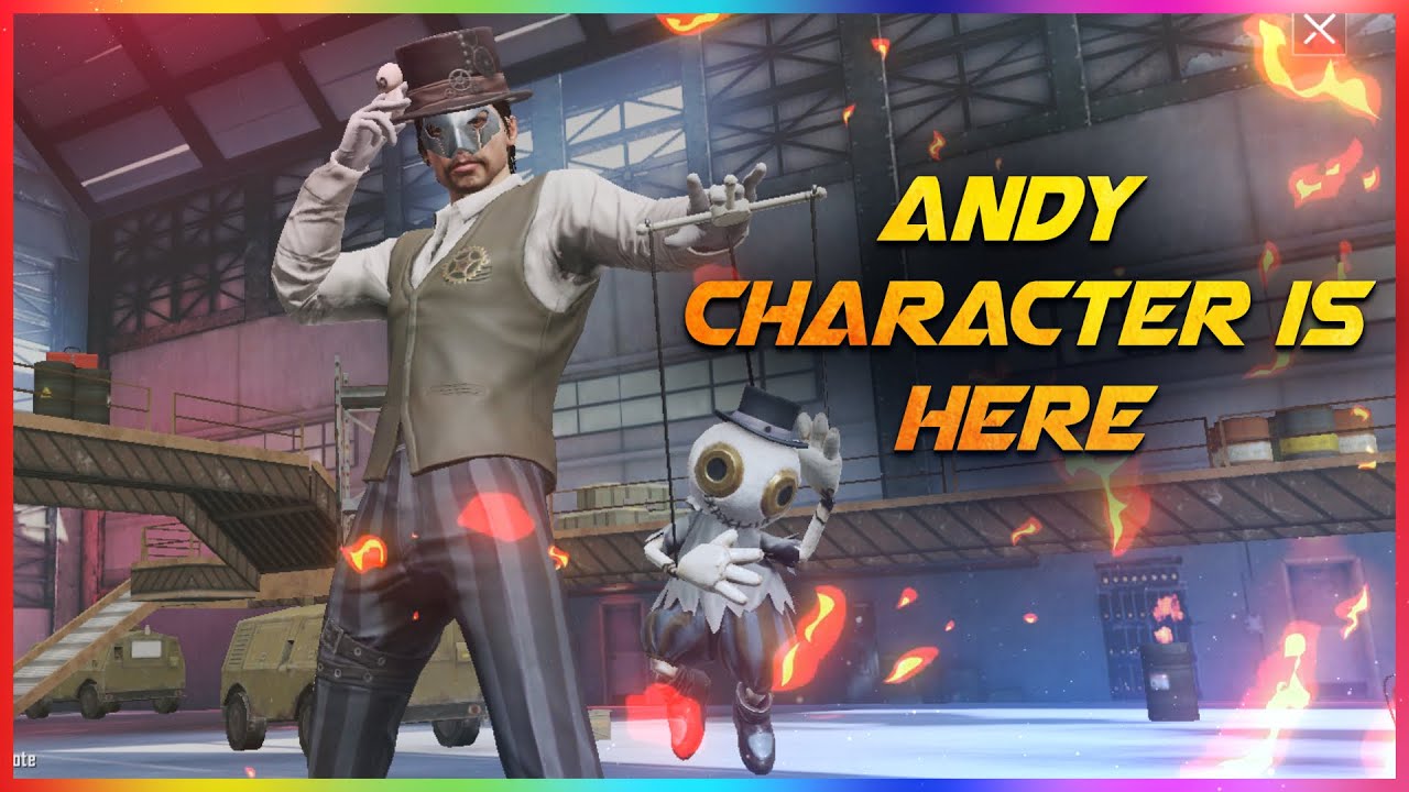🔴Andy character is here | New outfits, New emotes, New skills, |Andy ...