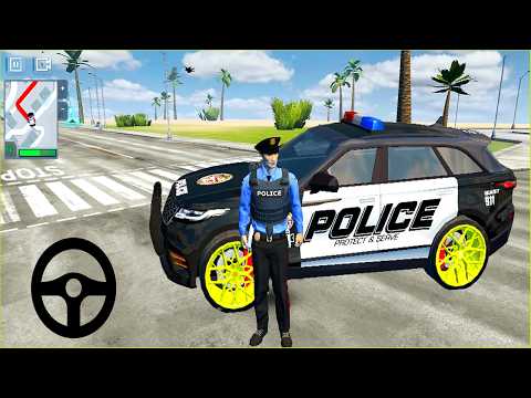 4X4 Jeep Polis arabası oyunu izle || Police Sim 2022 Game #353 - Polis oyunu 3D Android Gameplay 4K