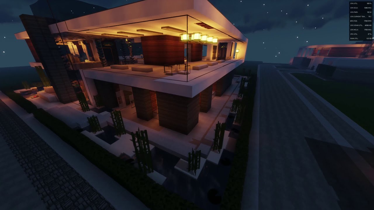 Modern AQUARIUM House Tour (WORK IN PROGRESS) || Minecraft - YouTube
