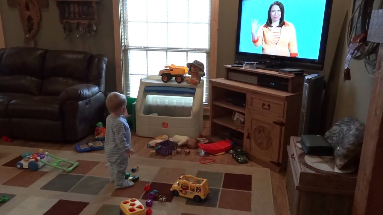 Counting with Signing Time - 19 months old - YouTube