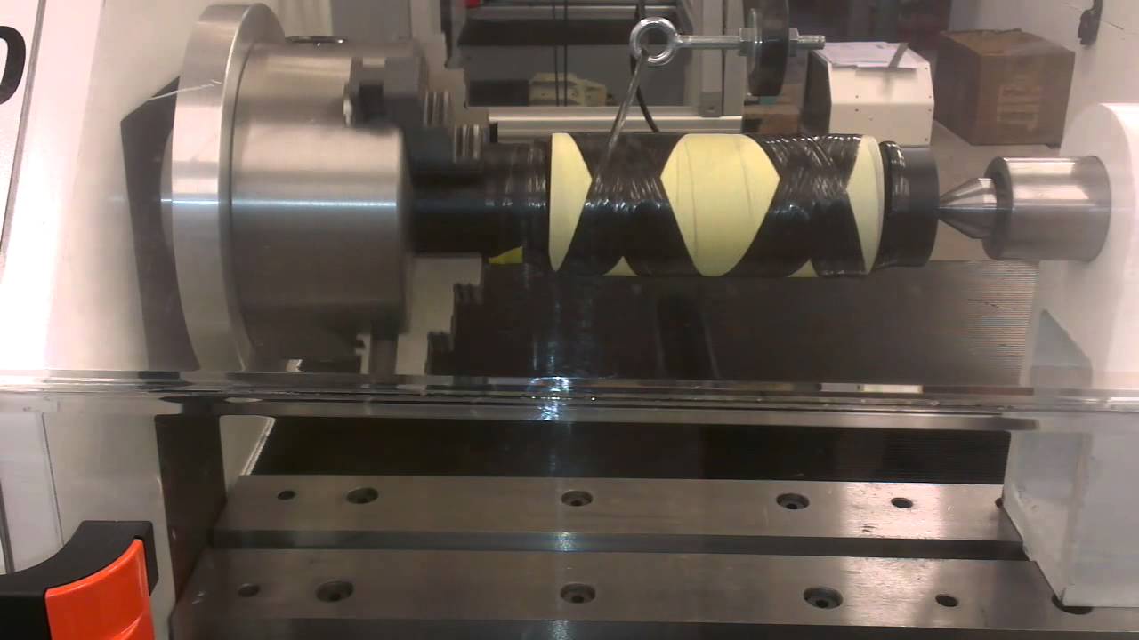 Composite Fibre Winder - WT300 PCWM - Winding Technology Ltd - YouTube