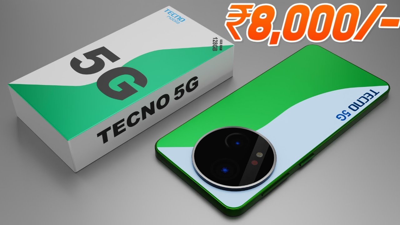 Tecno 5G Phone Under ₹8,000 | 6700mAh, Amoled 120Hz upcoming 5G Mobile ...