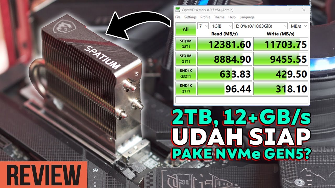 HARGA SSD Pada NAIK, Yang ini KAGA! MSI Spatium M570 Pro FROZR - YouTube