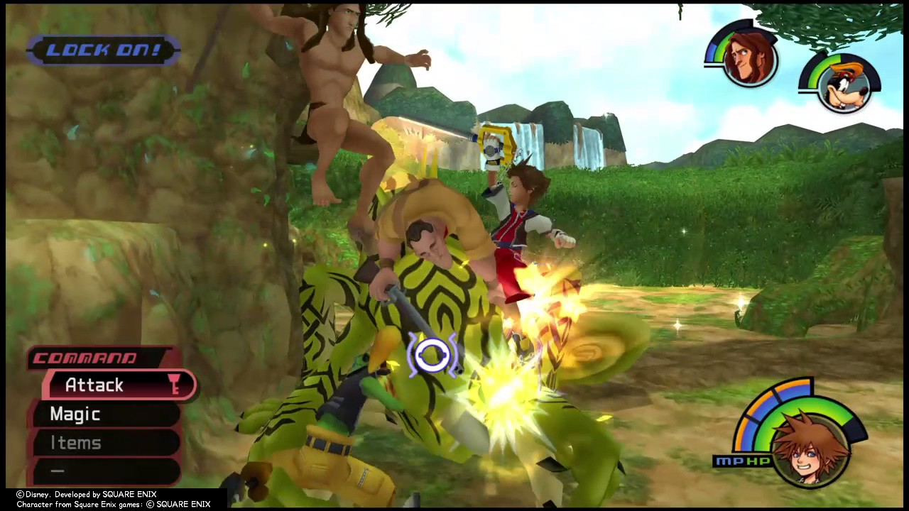 KINGDOM HEARTS - HD 1.5+2.5 ReMIX -Tarzan- Clayton Boss Battle PS4 ...
