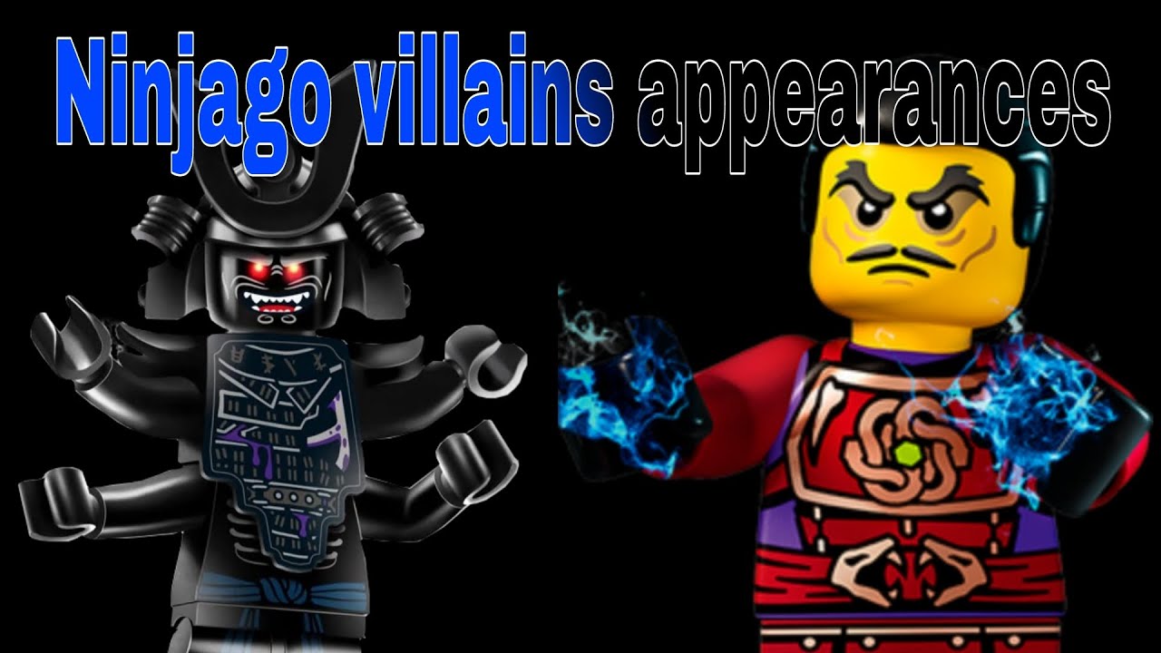 Lego Ninjago villains appearances - YouTube