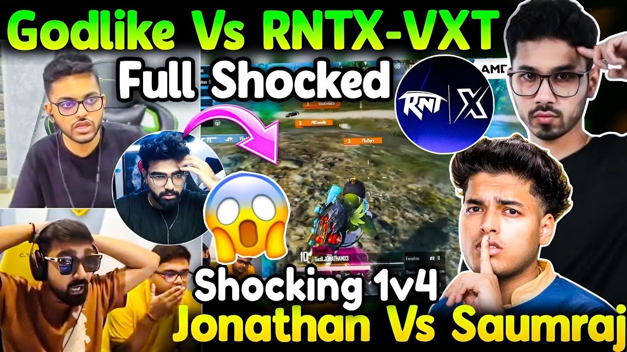 Jonathan Vs Team Reckoning 🔥😱 Everyone Shocked After Jonathan 1v4 🔥 ...