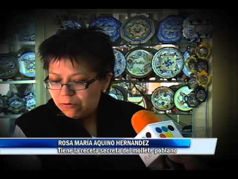 Mollete Poblano, dulce típico de la temporada de Chiles en Nogada - YouTube