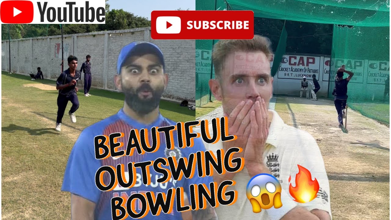 BRILLIANT OUTSWING BOWLING BY 14yr BOY 😲🥵🔥🏏|| BEHTAREEN OUTSWING ...