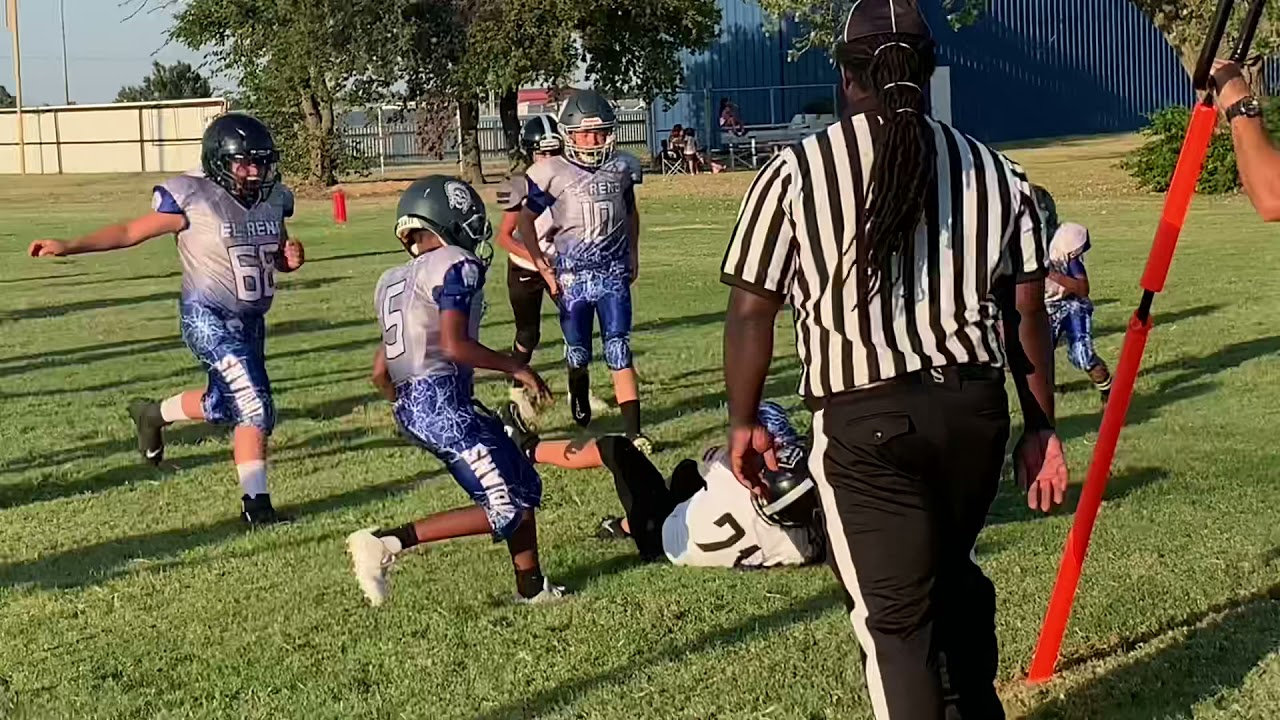 El Reno Indians 10U Football - YouTube