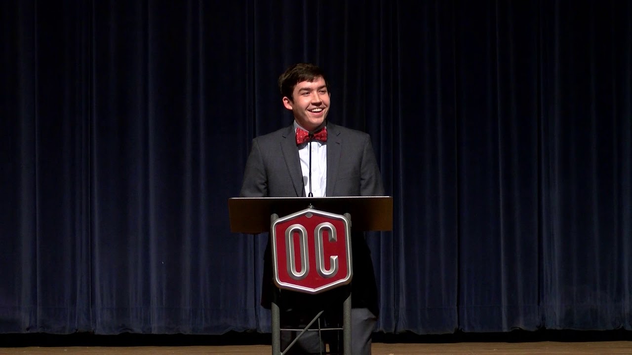 SGA Speech - Hunter Cabe - YouTube