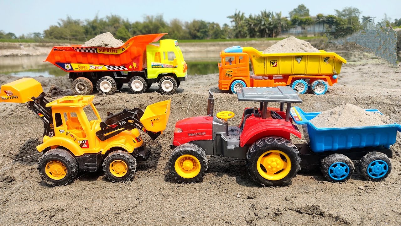 Muddy Auto Rickshaw Toy Crane Accident Train Help Water Jump Muddy ...