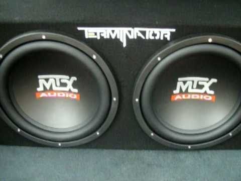 Mtx Terminator 2 12 Inch subs - YouTube