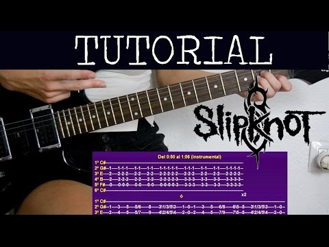 Cómo tocar Snuff de Slipknot (Tutorial de Guitarra) / How to play - YouTube