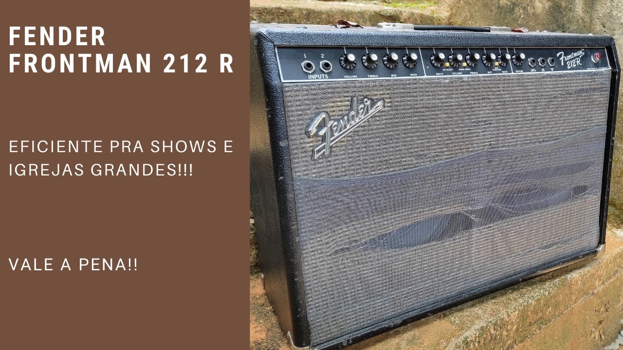 Review de hoje: fender frontman 212R - YouTube