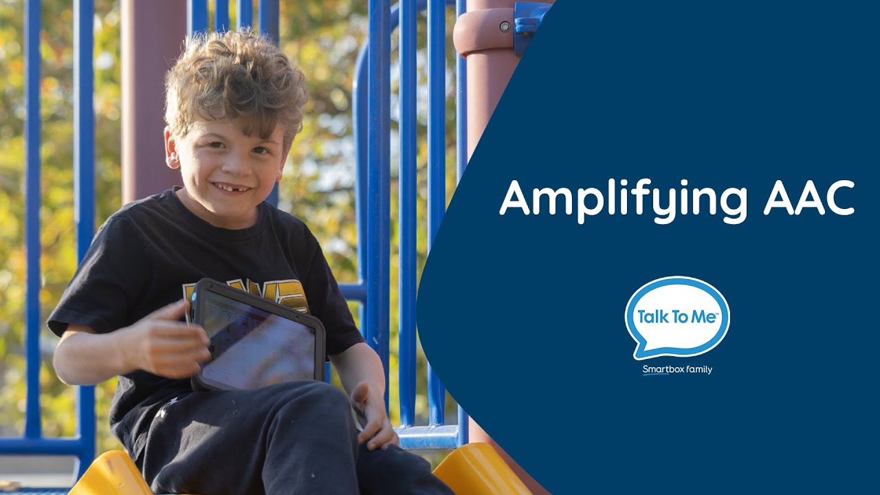 Amplifying AAC: Nate Finds His Voice With Talk Pad Wego 8 - YouTube
