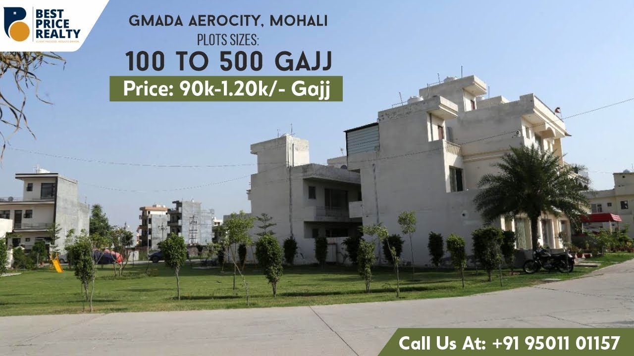 GMADA Aerocity Block A to E | Plots Sizes & Prices| Plot inventory ...