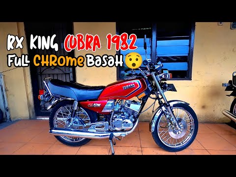REVIEW JUAL RX KING COBRA 1982 MERAH CABE FULL ORI CHROME BASAH🔥Siapa cepat❗