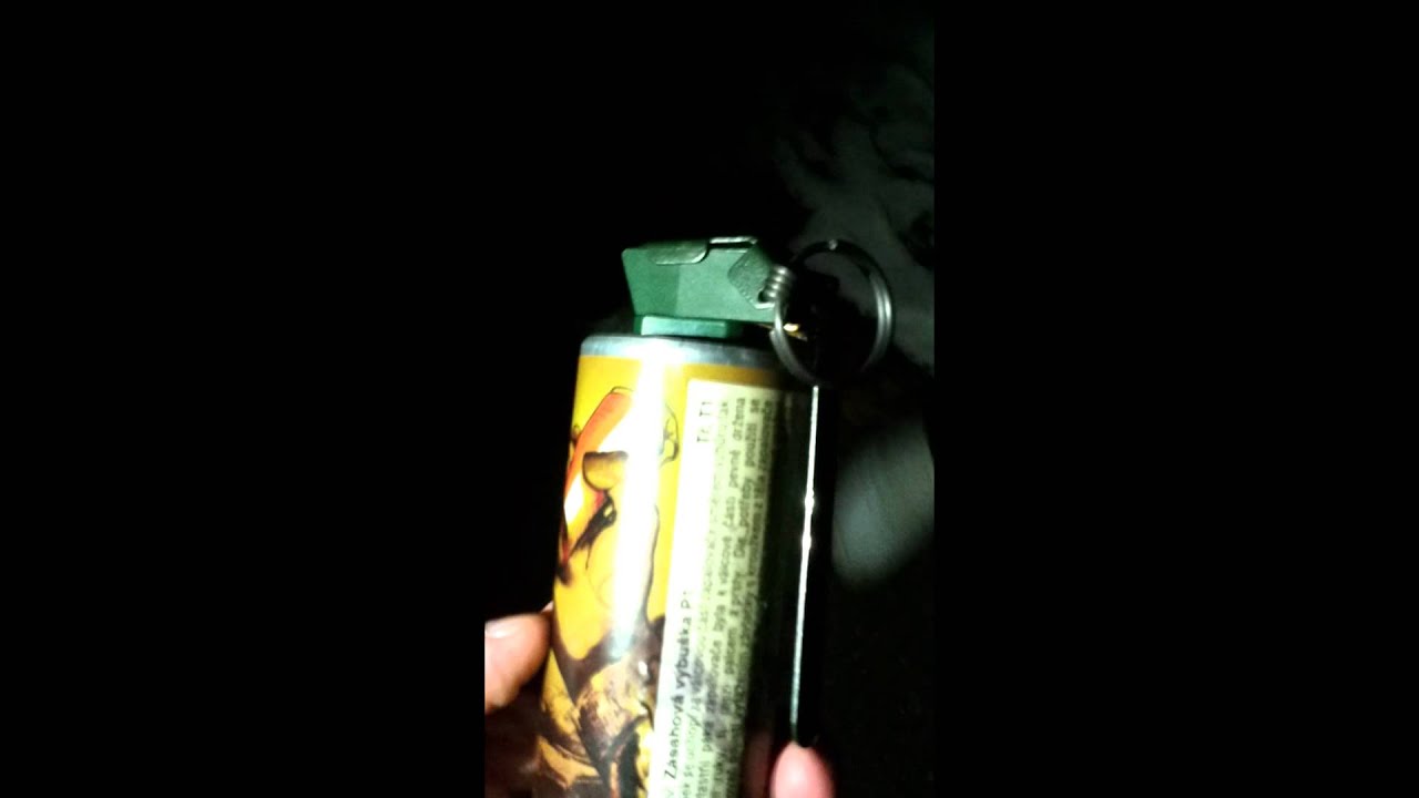 Polizeihandgranate, Riot control smoke puff charge P1 - YouTube