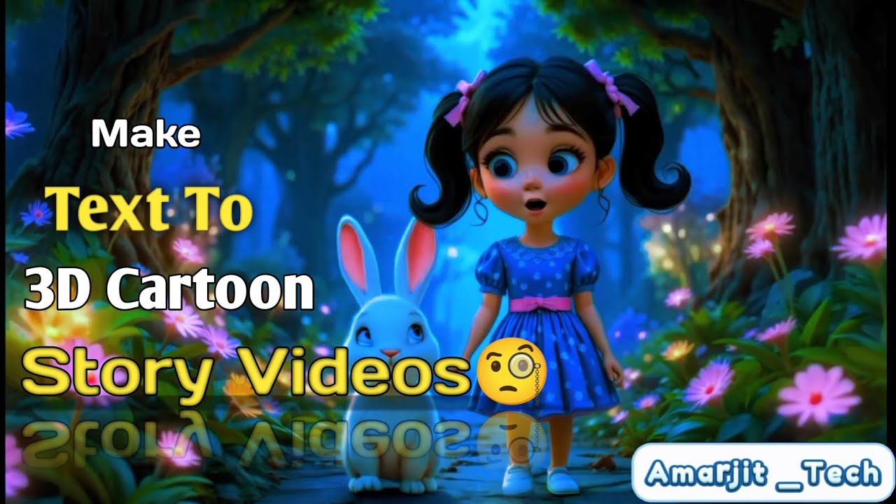 Turning TEXT Into 3D CARTOONS (Tutorial)💯 |How to Make 3D Cartoons (for ...