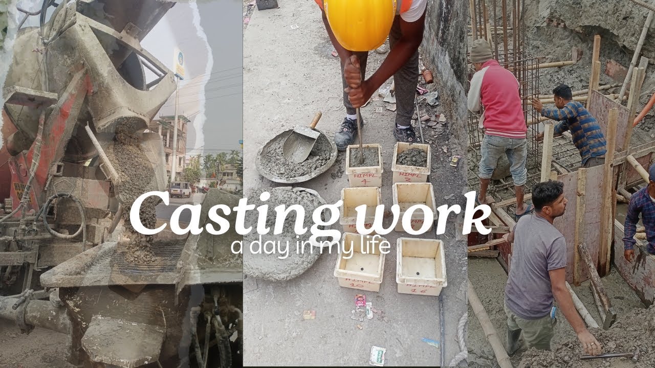 Civil site knowledge, casting work - YouTube