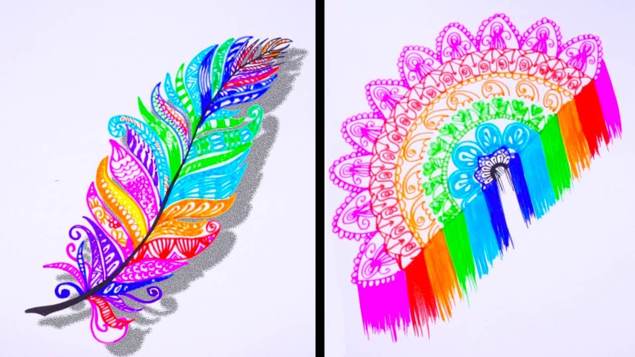 16 Drawing Tricks To Draw Like A Pro - YouTube