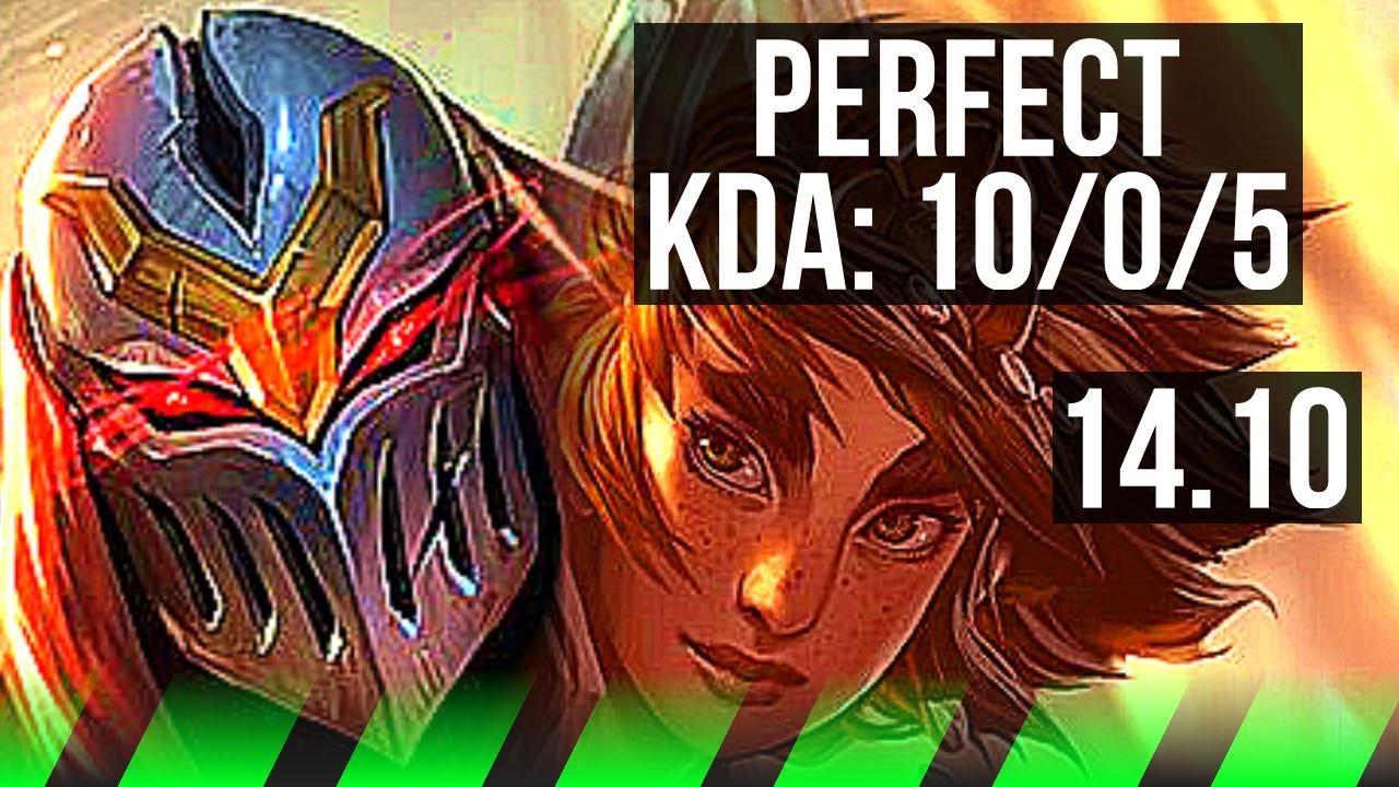 ZED vs TALIYAH (JGL) | 10/0/5, Rank 5 Zed, 71% winrate, Legendary | NA ...