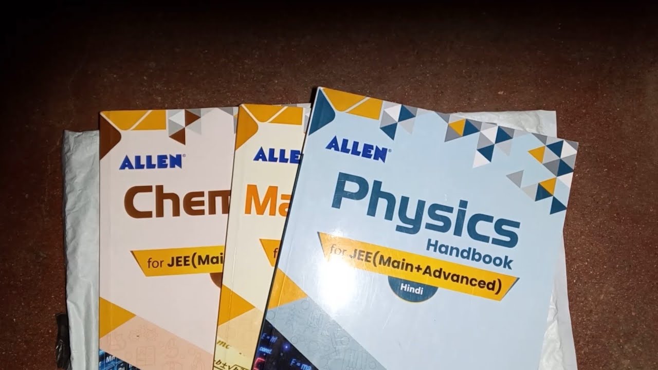 Allen handbook JEE mains and advance final review video #allen shorts ...