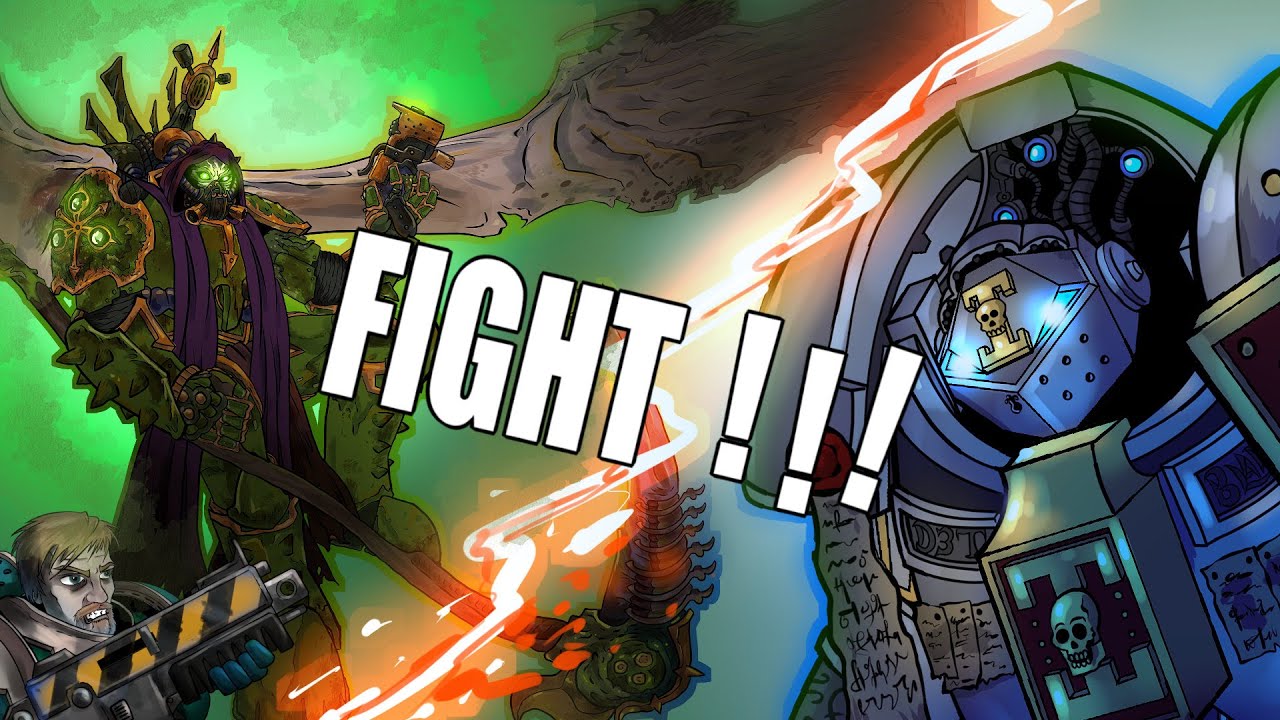 Mortarion vs Grey Knight - 40k Cartoon Animation - YouTube