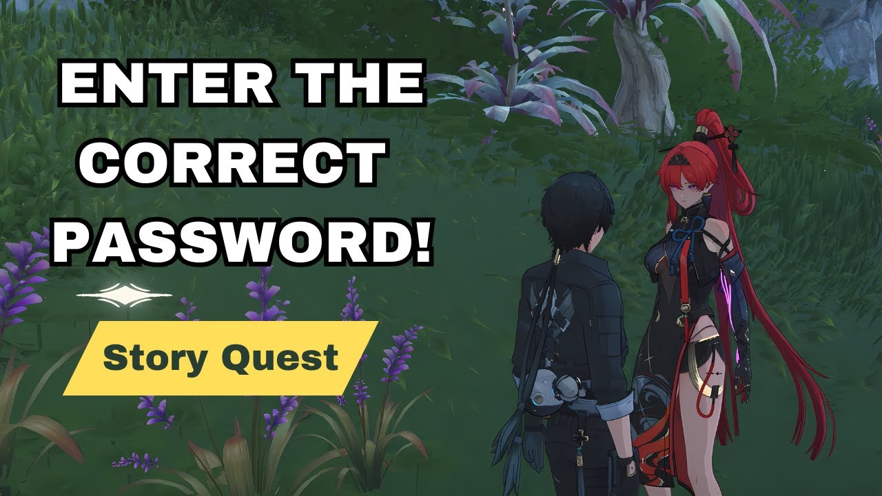 Enter the Correct password! Story quest | Wuthering Waves - YouTube