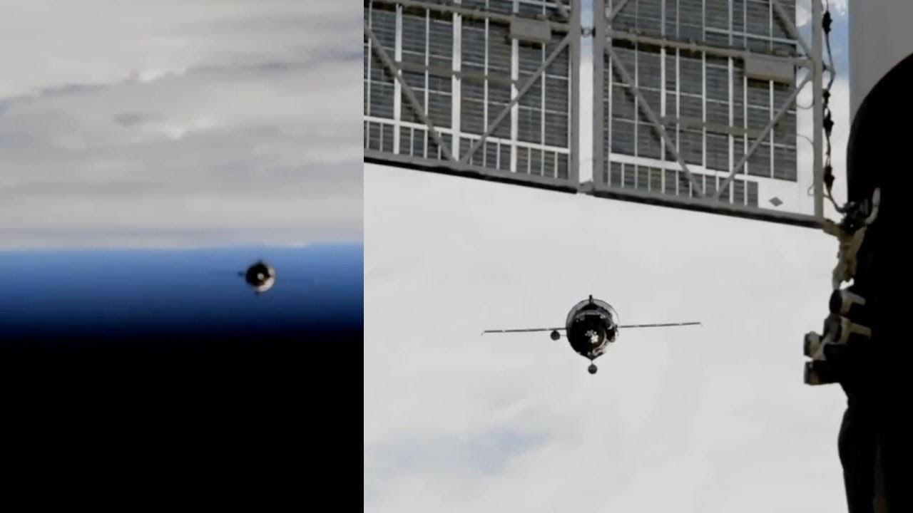 Soyuz MS-08 docking - YouTube