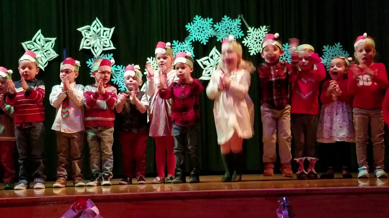 Preschool Christmas performance - YouTube