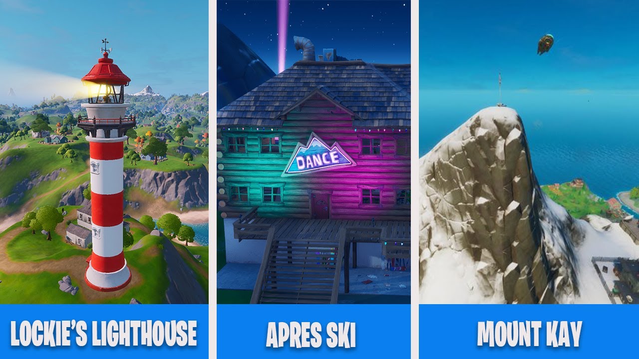 Fortnite Season 2 Chapter 2 - Land at Lockie’s Lighthouse, Apres Ski ...