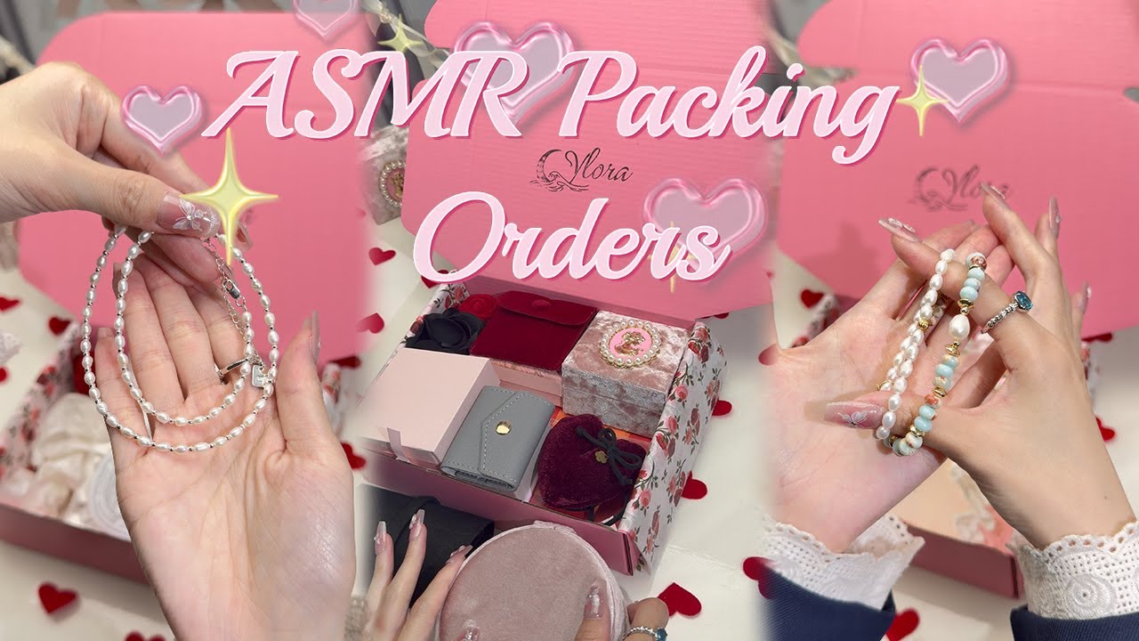 ASMR Packing Orders| Valentine’s Day is Here! Packing a Massive Jewelry ...