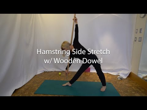 Full Body Stretches with Dowel Session 1.4 - YouTube