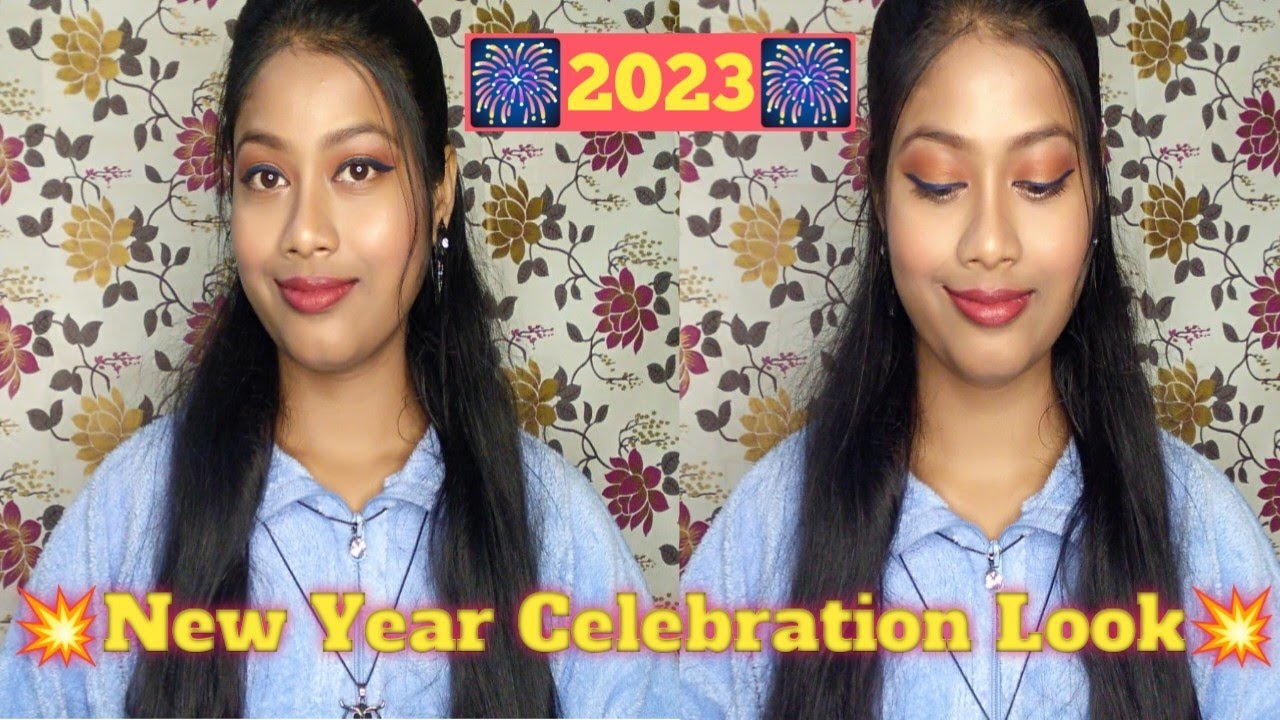 New Year Makeup Look 2023|| New Year Party Makeup Tutorial - YouTube