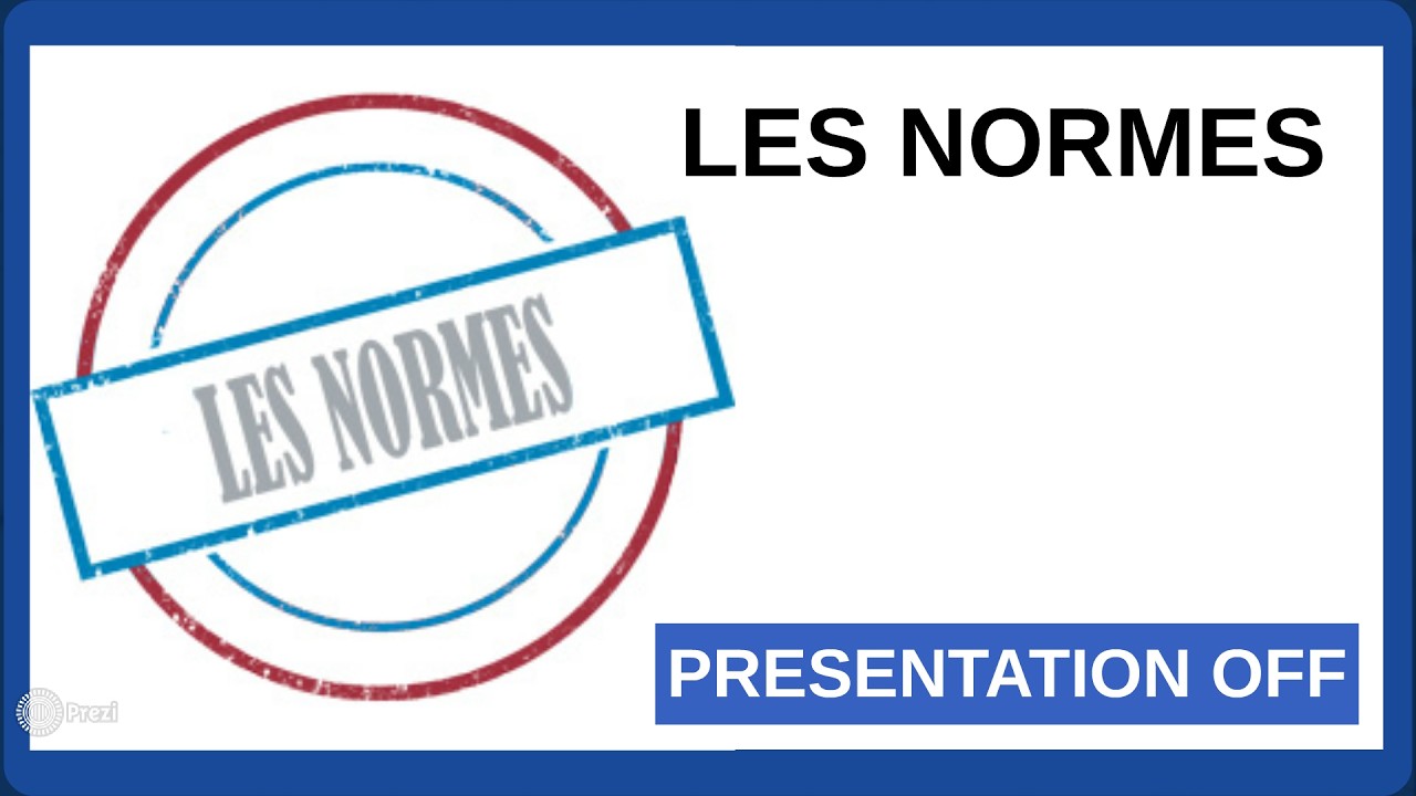 Chapitre I : Partie 01 : Les Normes - YouTube