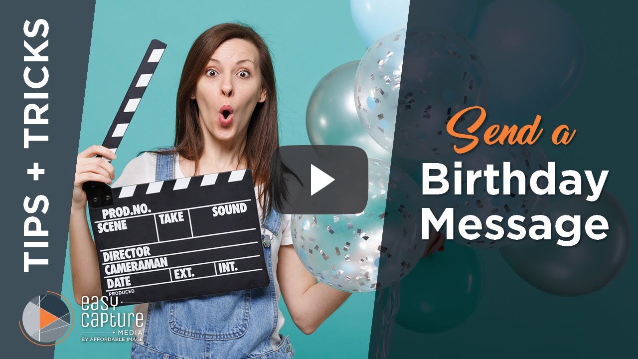 How To Send a Birthday Message - YouTube