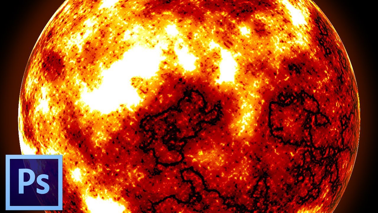 Create realistic sun in 5 minutes - Adobe Photoshop Urdu Tutorial - YouTube