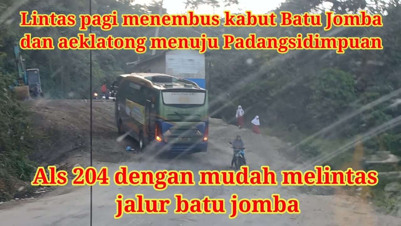 Lintas Pagi menembus kabut tapanuli utara dan selatan Als 204 dengan ...
